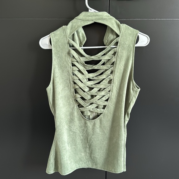 Tops | Faux Suede Top | Poshmark